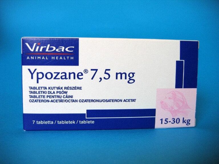 YPOZANE 7.5 MG OSATERONE ACETATE FOR DOGS Buy Online