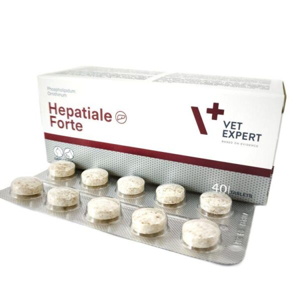 VetExpert Hepatiale Forte Hepatoprotector for cats and dogs 40 tablets ...