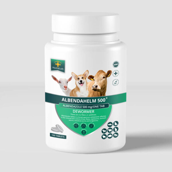 Albendazole 10% / 100 mg Dewormer Oral suspension 1000ml - Loopyvet
