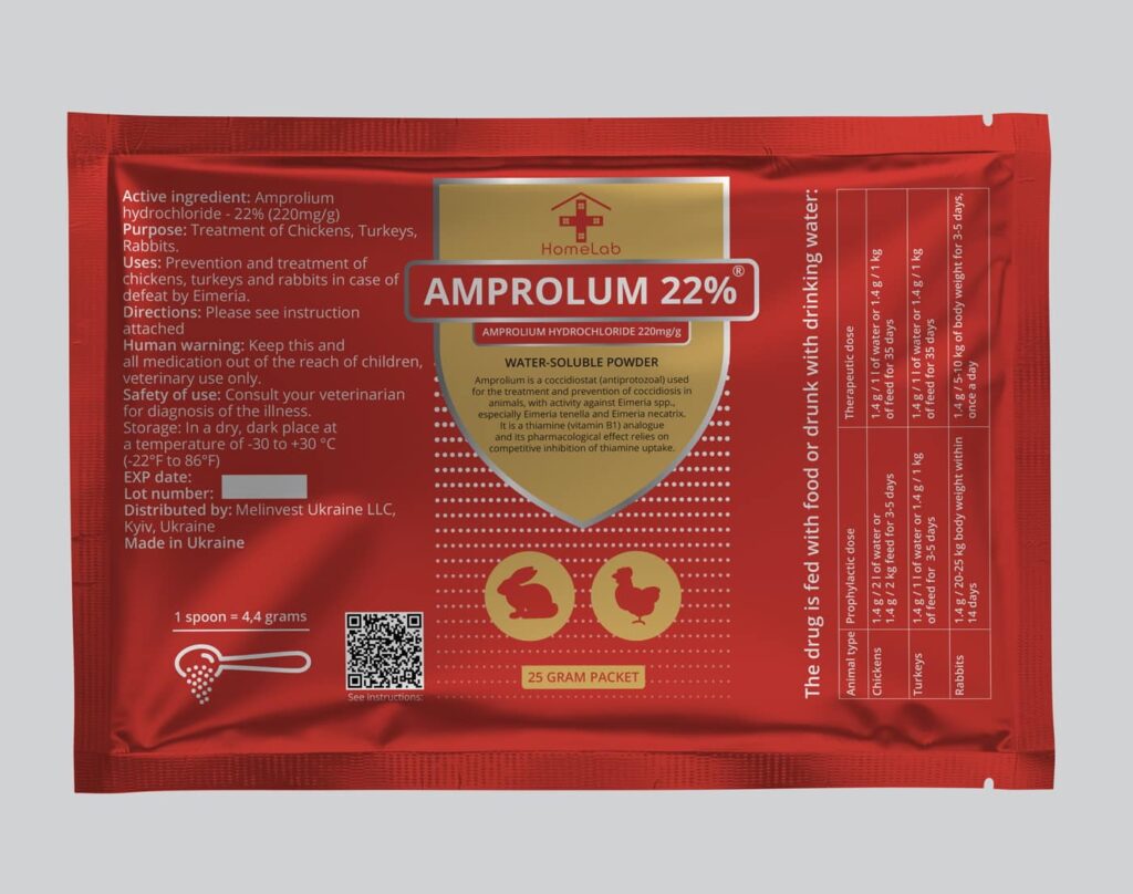 Amprolium 22% Soluble Powder - Online Vet Supplies - Corid